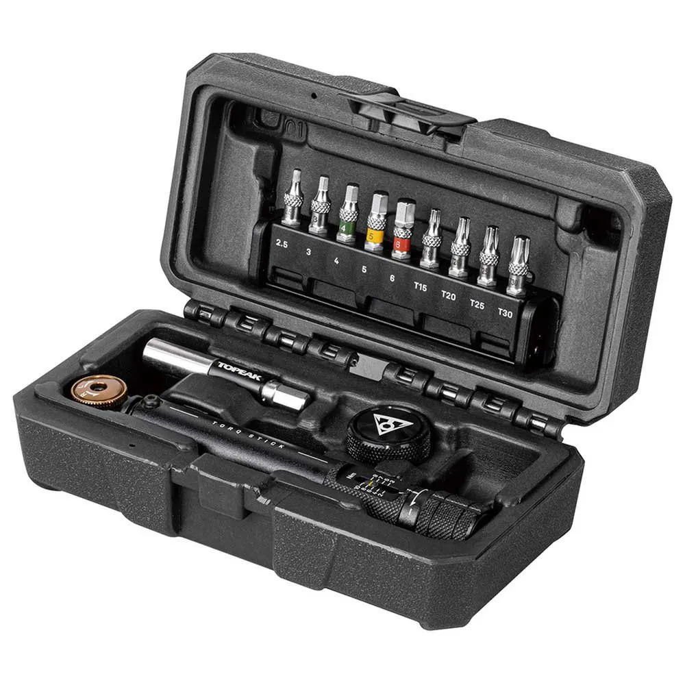 Topeak 2-10 Nm Torque Wrench Box, Silver | Bikeinn