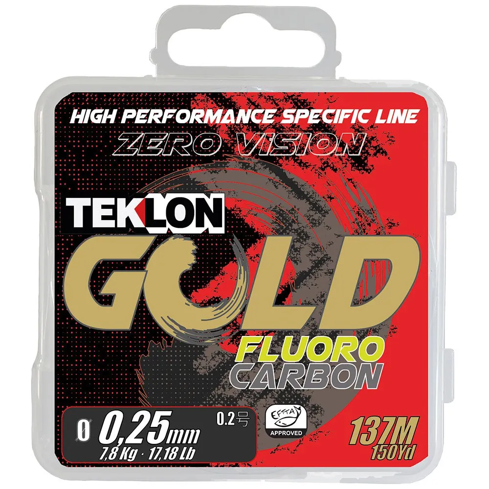 Teklon Gold 137 m Fluorocarbon Clear | Waveinn