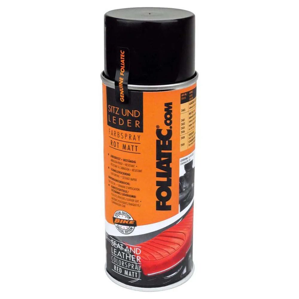 Foliatec 400ml Seat Spray Red | Motardinn