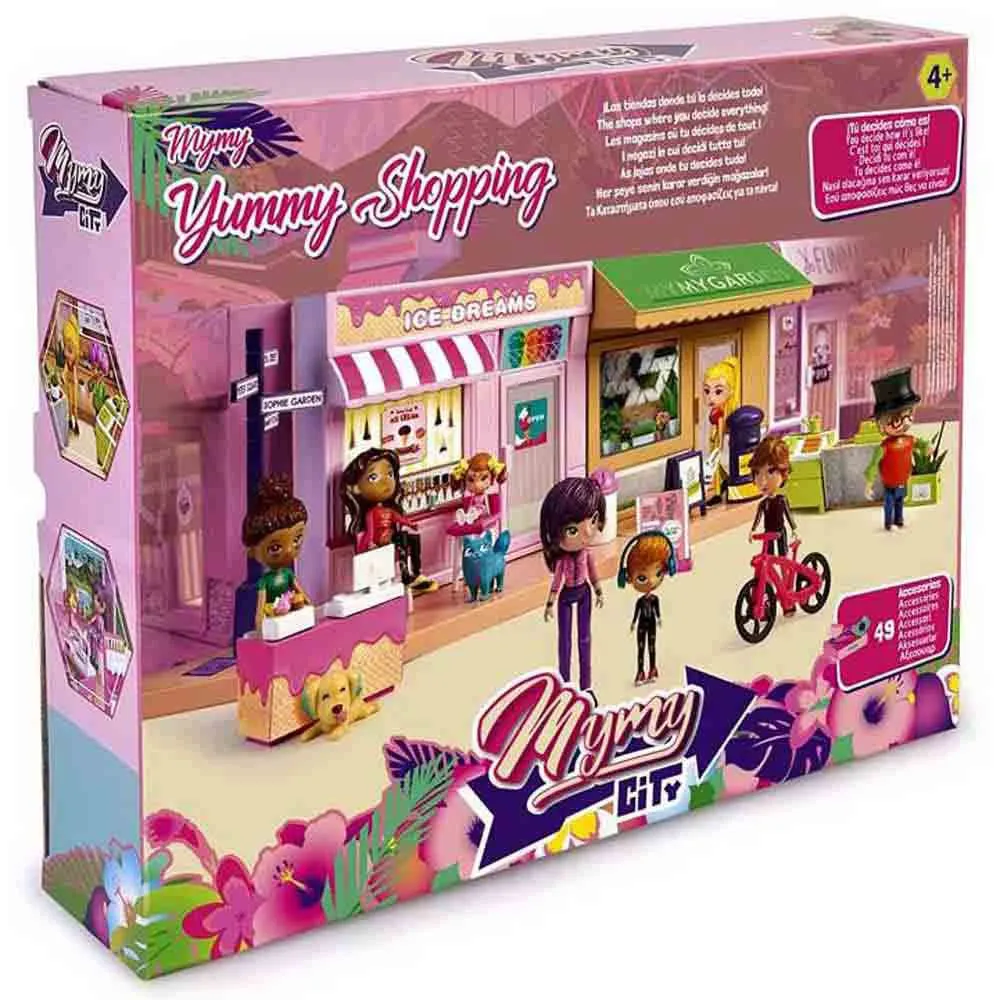 Famosa Figura Mymy City Yummy Shopping Dorado | Kidinn