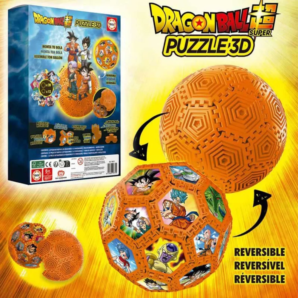 Educa borras 3D Dragon Ball Puzzle Multicolor | Kidinn