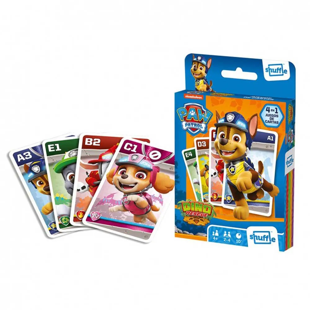 Fournier 4 In 1 Canine Patrol Card Game Multicolor | Kidinn