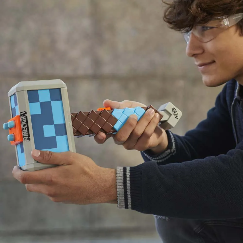 Nerf Minecraft Stormlander Pistol Blue | Kidinn