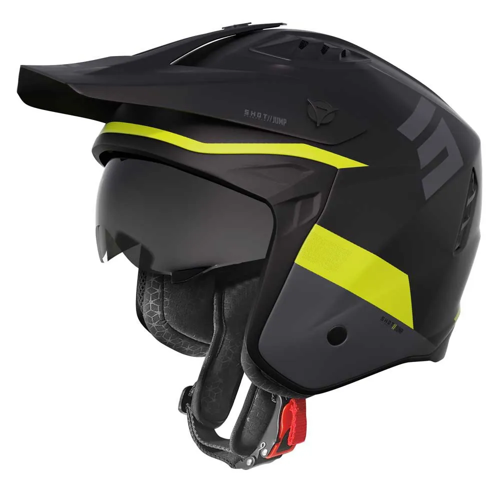 Shot Jump open face helmet Black | Motardinn