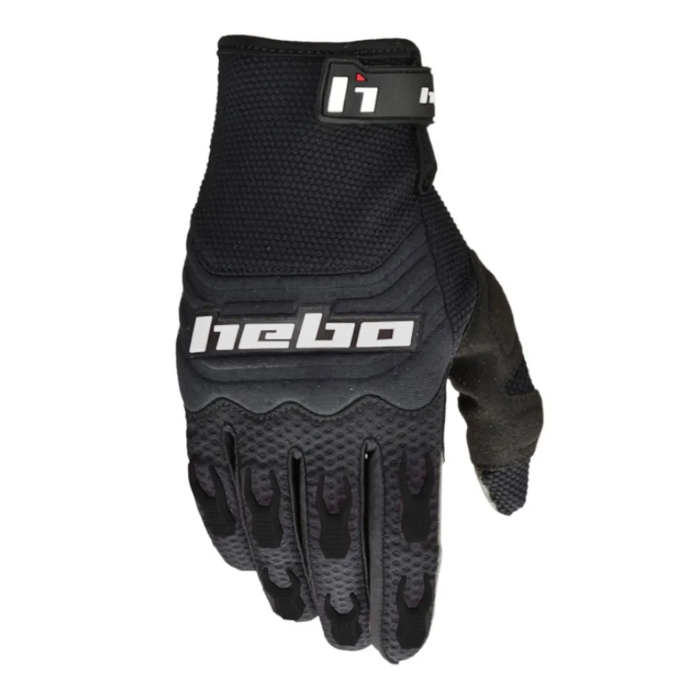 Hebo Baggy off-road gloves Black | Motardinn