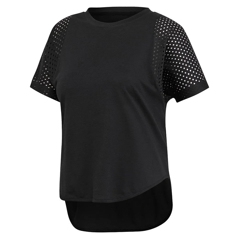 adidas ID Mesh Short Sleeve T-Shirt Black | Swiminn