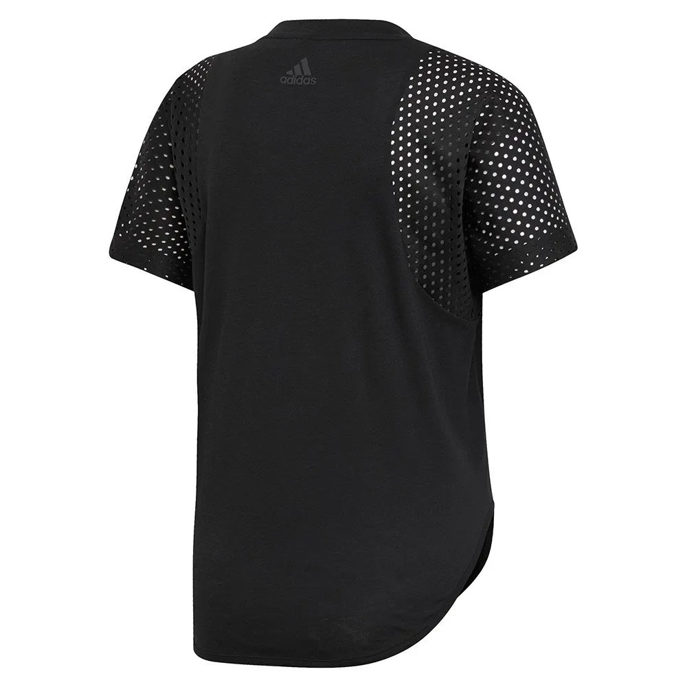 adidas ID Mesh Short Sleeve T-Shirt Black | Swiminn
