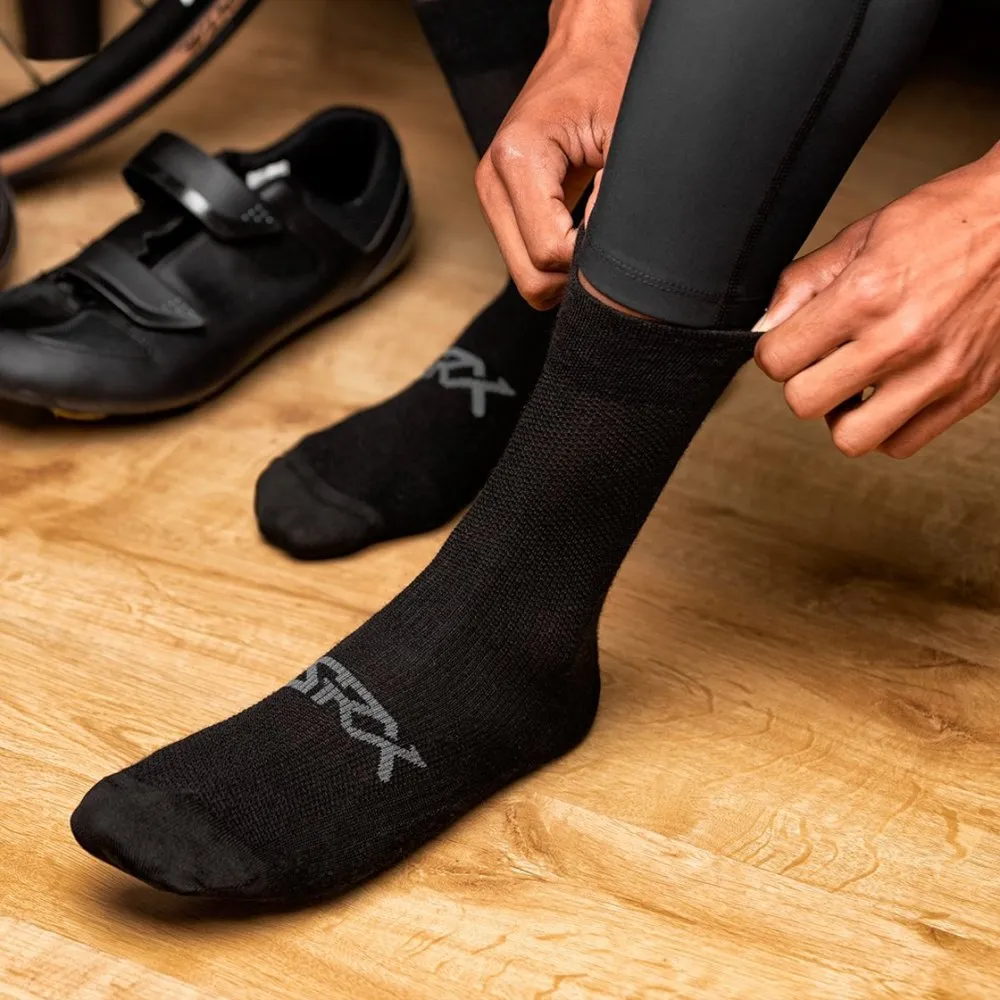 Siroko SRX Grappa socks, Black | Bikeinn