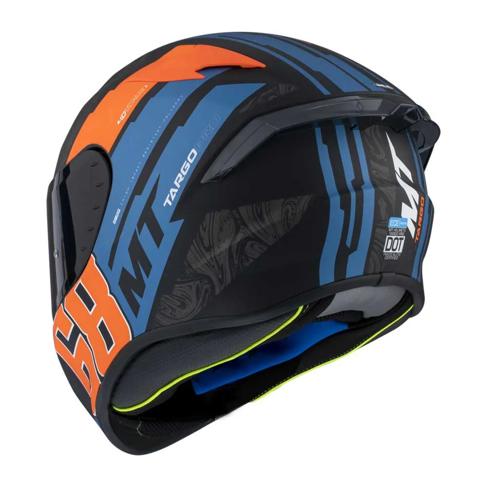 MT Helmets Casco integral Targo Pro Welcome Azul | Motardinn