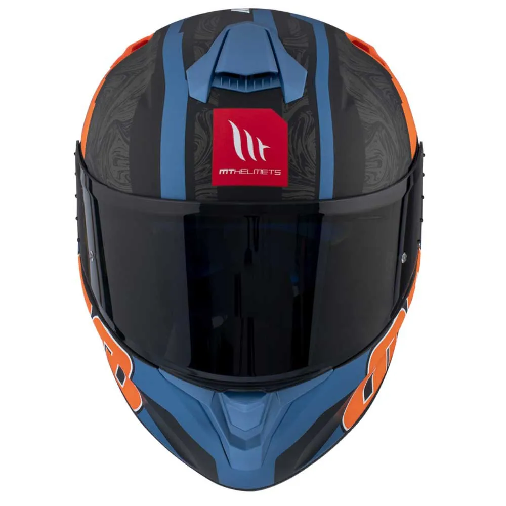 MT Helmets Targo Pro Welcome D4 full face helmet Blue | Motardinn