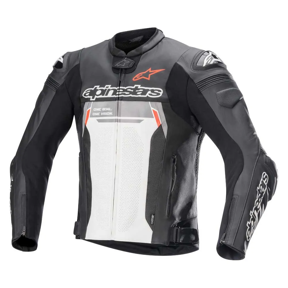 Alpinestars Missile V2 Ignition Leather Jacket Black | Motardinn