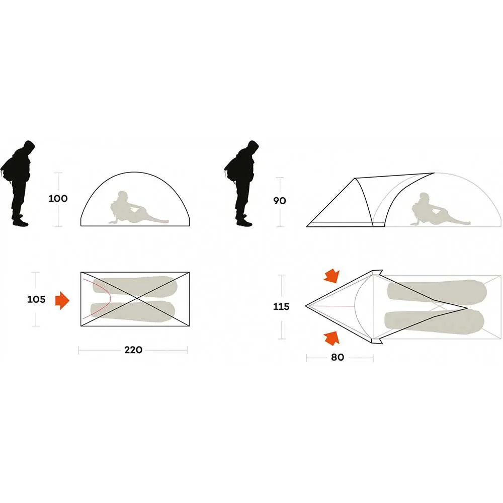 Ferrino Blizzard 2 Tent | Trekkinn