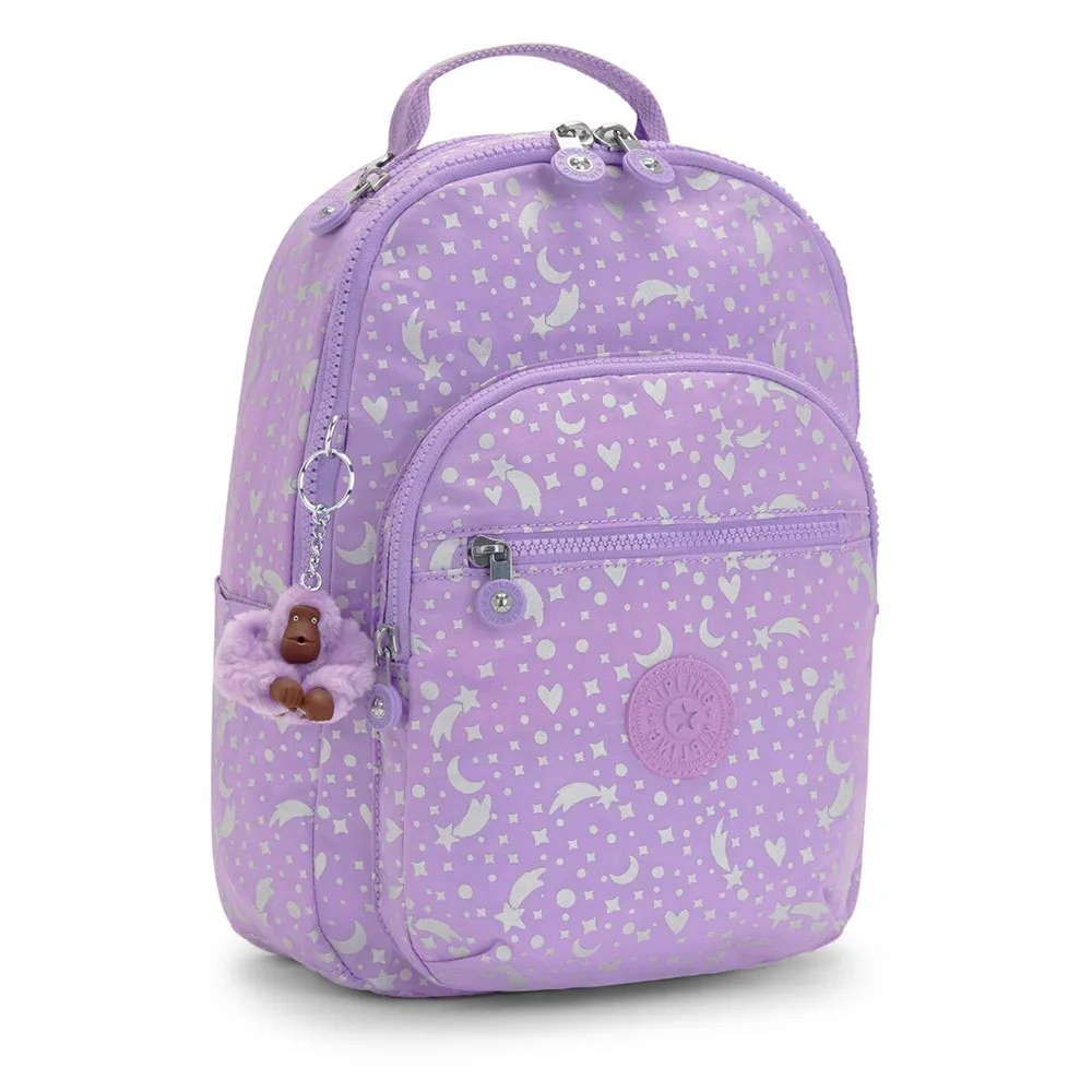 Kipling Seoul S 14L Backpack Purple | Dressinn