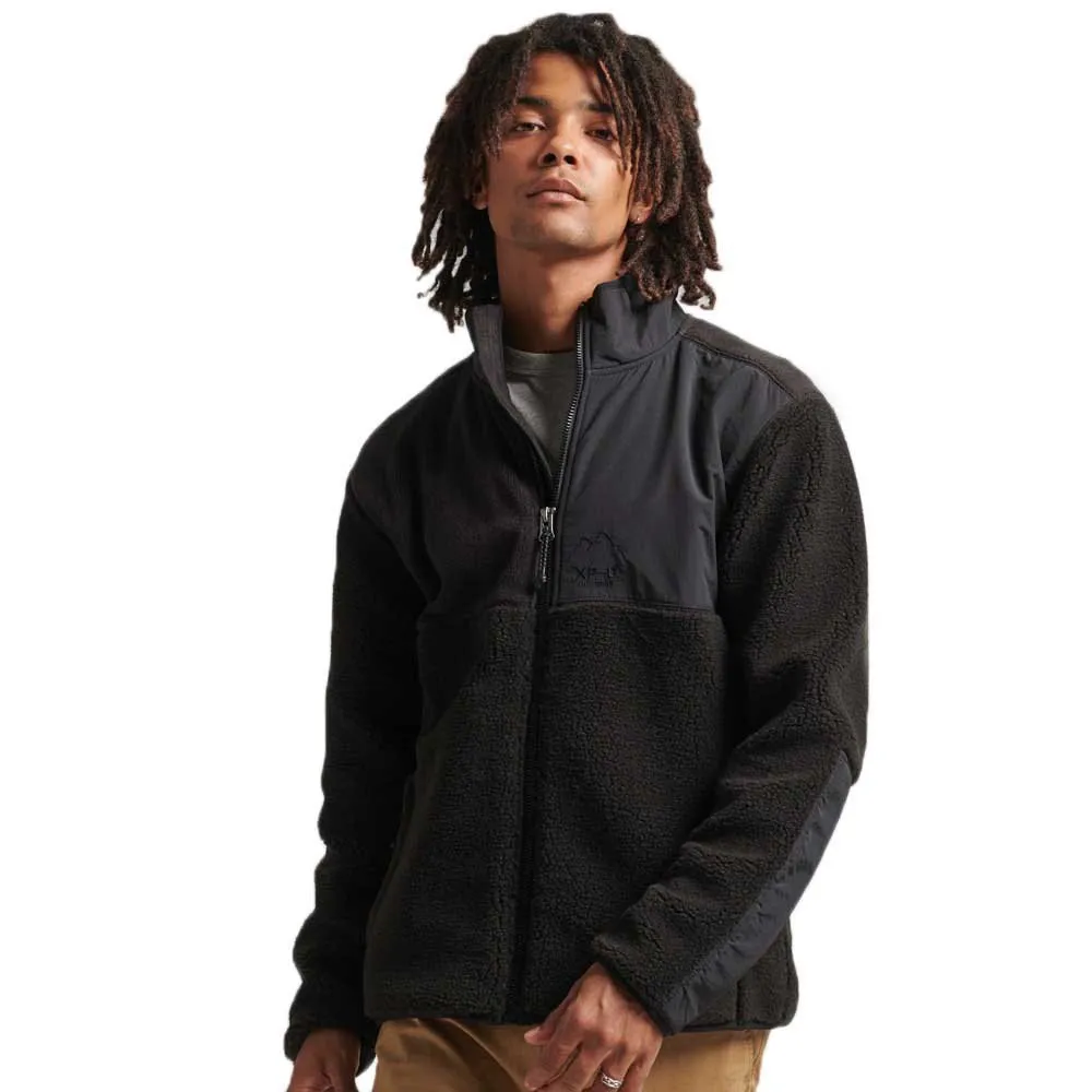 Superdry Code Xpd Borg Jacket Black | Dressinn