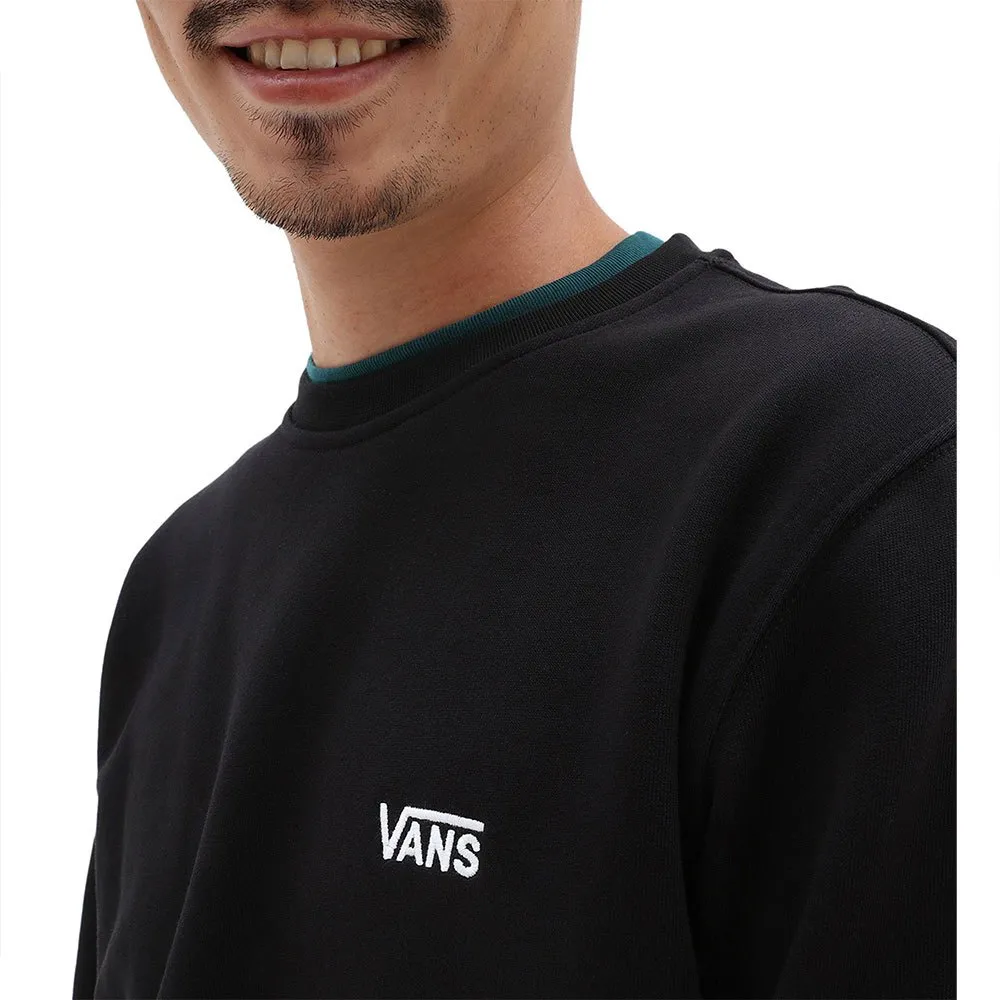 Vans Sudadera Core Basic Crew Negro | Dressinn