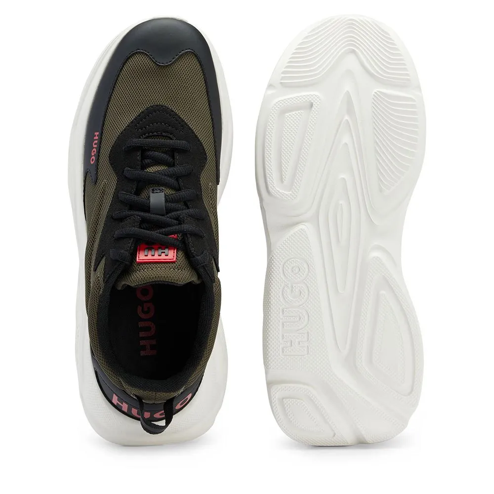HUGO Leon Runn Memx 10248062 01 Trainers Green | Dressinn