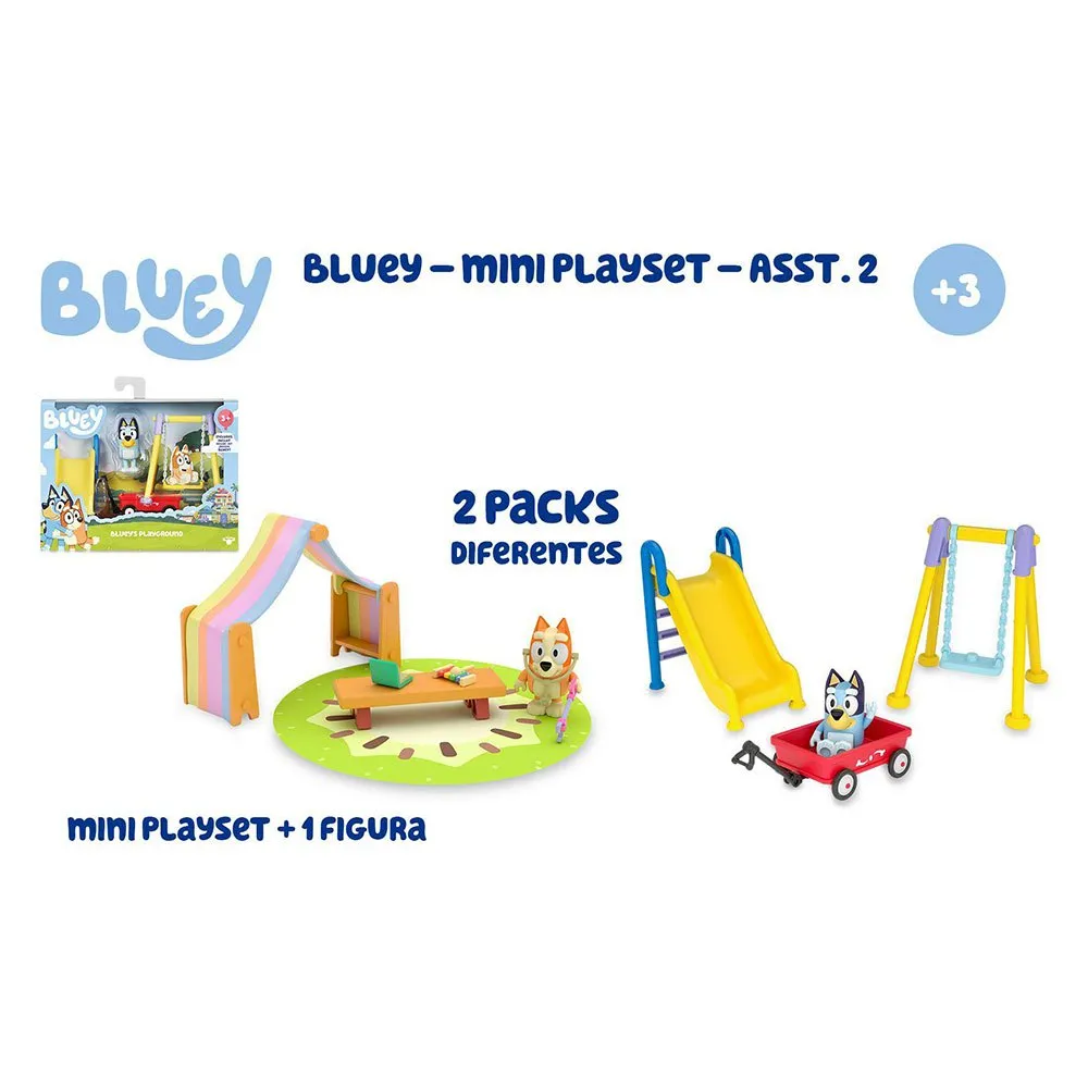 Famosa Bluey Mini Playset Assorted 2 Figure | Kidinn