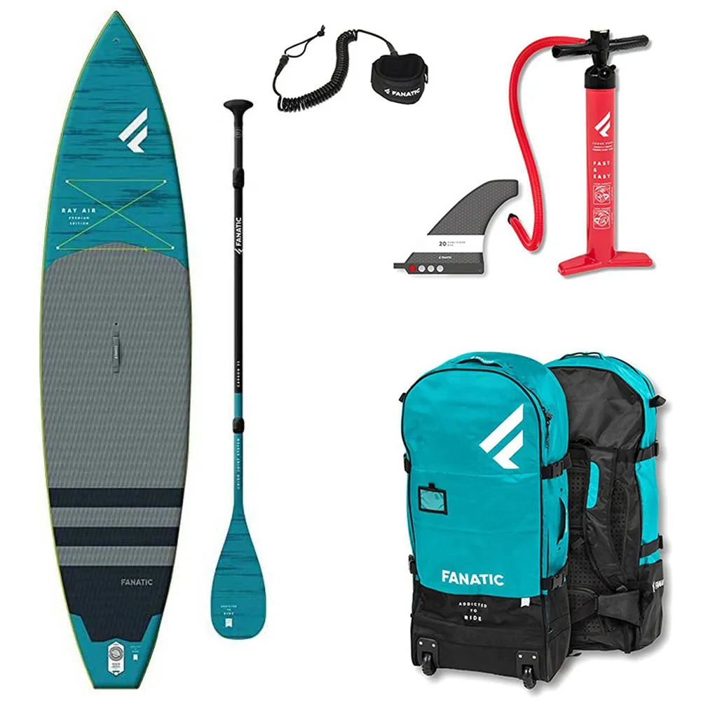 Fanatic Ray Air Premium C35 12´6´´ Inflatable Paddle Surf Set | Xtremeinn