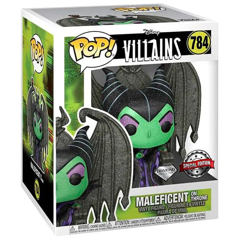 Funko POP Disney Villains Maleficent On Throne Diamond Exclusive Verde ...