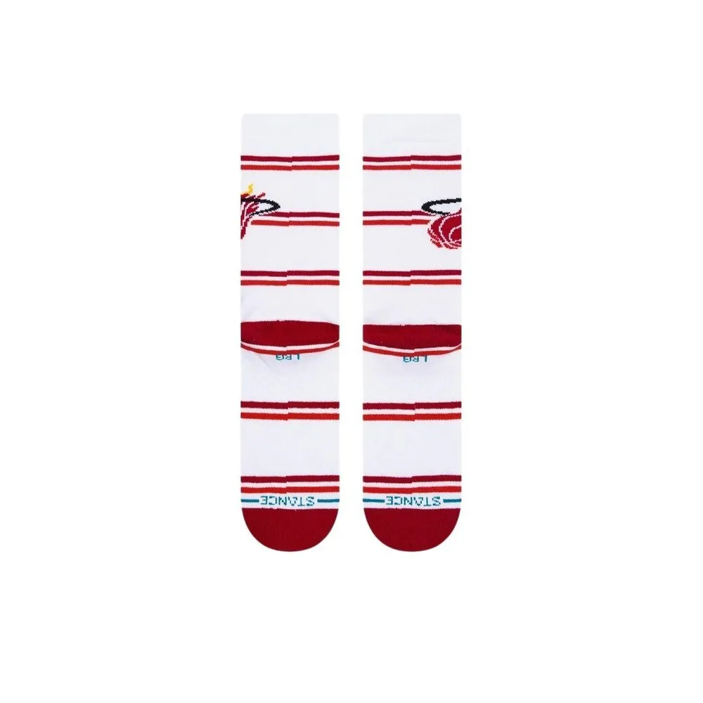 Stance Miami Heat Classics Socks White | Dressinn
