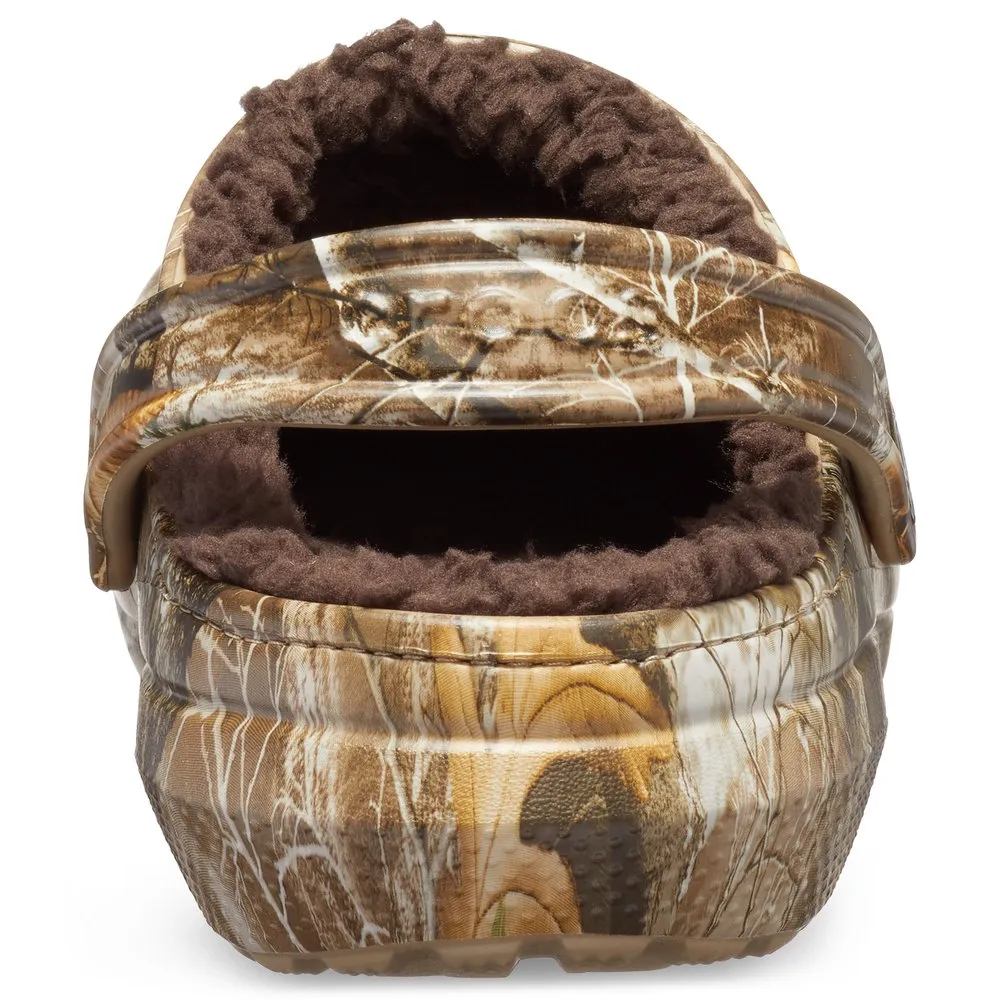 Crocs Classic Lined Realtree Edge Clogs Brown | Dressinn