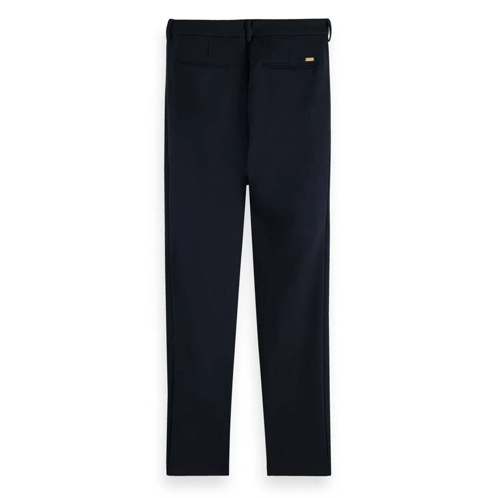 Scotch & soda Lowry Mid Rise Slim Fit Pants Black | Dressinn