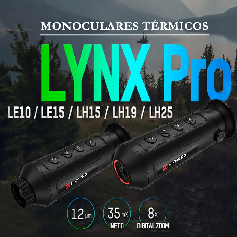 Hikmicro Lynx Pro LE15 Monóculo Térmico Prateado | Waveinn Navegação