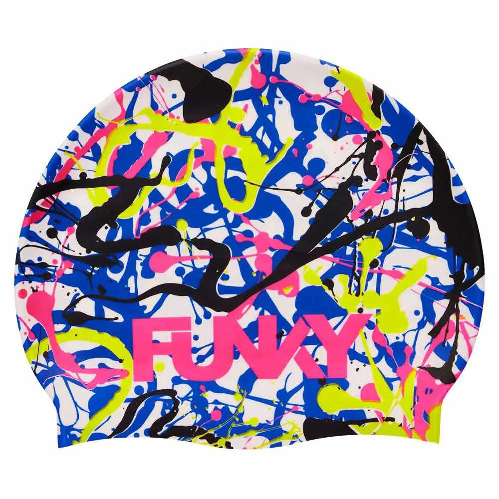 Funky trunks Silicone Big Squig Swimming Cap Multicolor | Swiminn