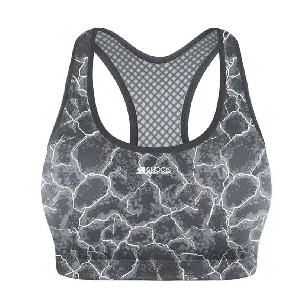 Shock absorber Active Crop Top Bra Grey | Traininn