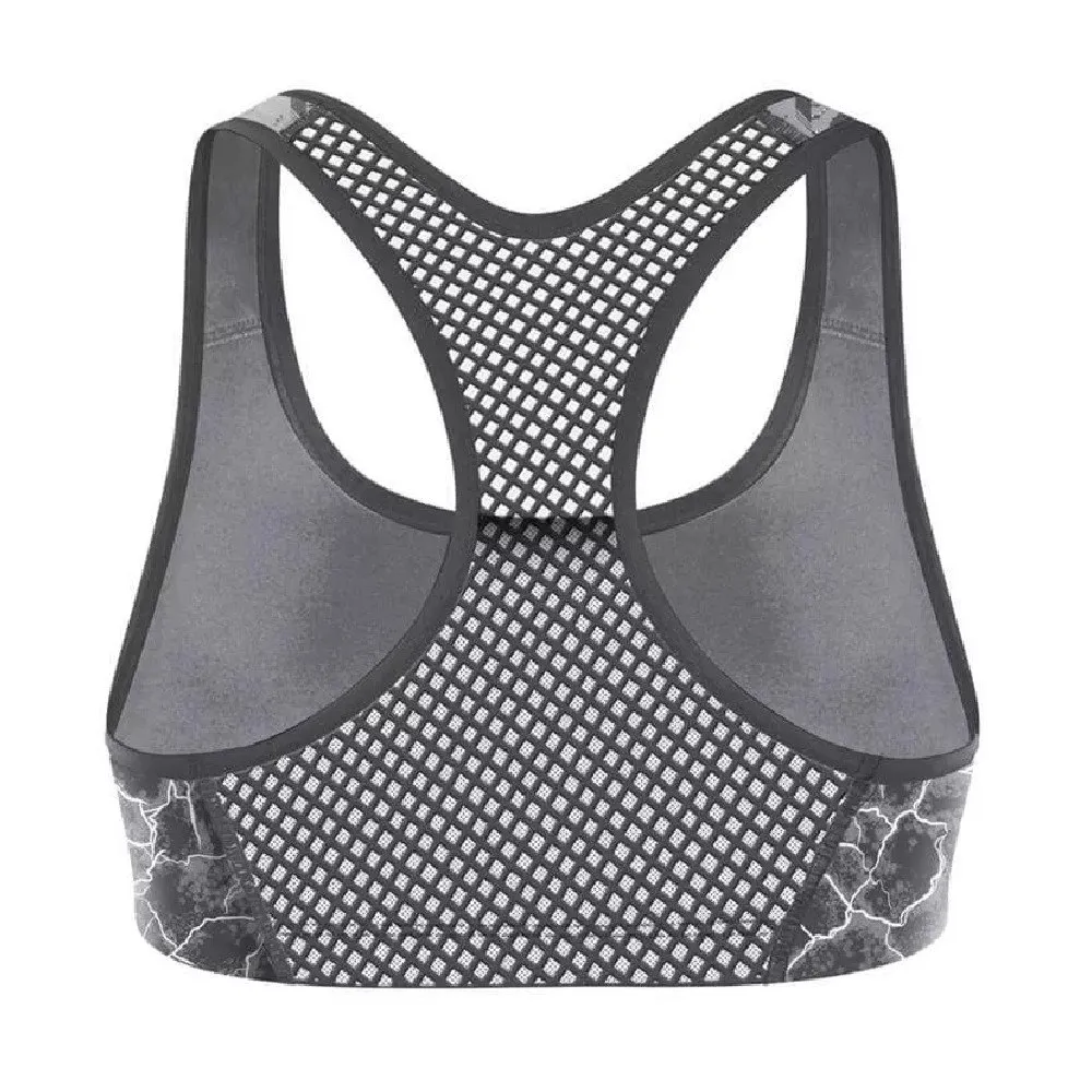 Shock absorber Active Crop Top Bra Grey | Traininn