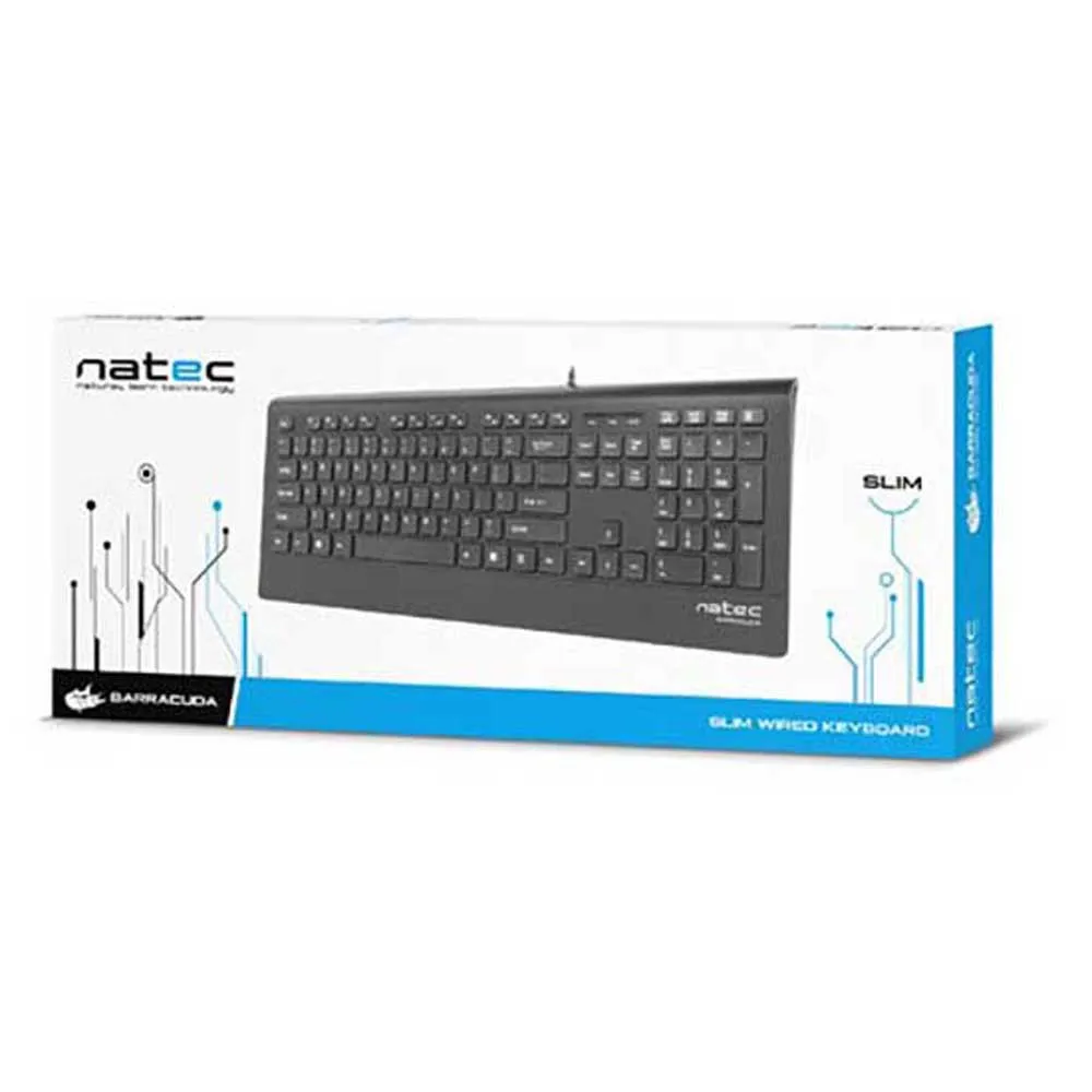 Natec Barracuda keyboard Black | Techinn