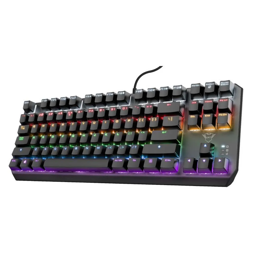 Trust GXT 834 RGB gaming keyboard Silver | Techinn