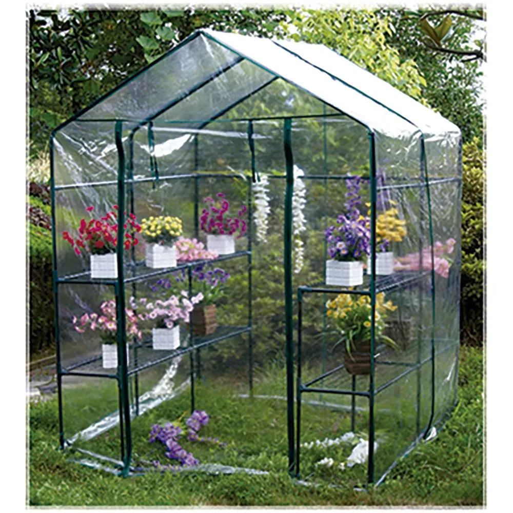 Gardiun Feuille Double Serre Vertical Argenté | Bricoinn