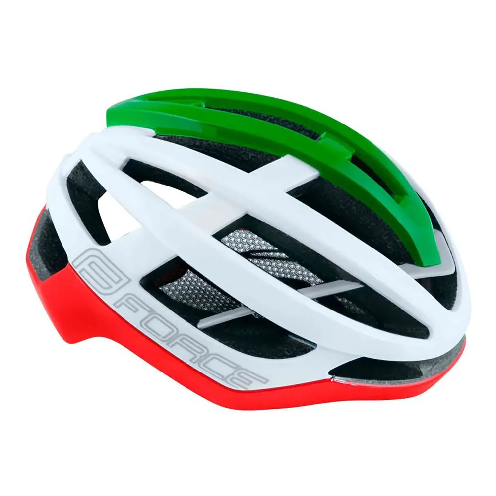 Force Lynx Italy Road Helmet, Green | Bikeinn