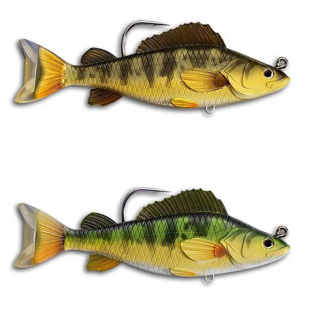 Live target Yellow Perch Swimbait 200 mm 135g Golden | Waveinn