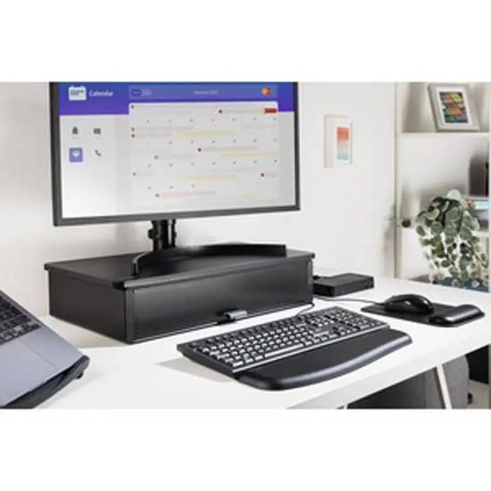 Kensington Monitora O Suporte Do Riser Uvstand Preto | Techinn