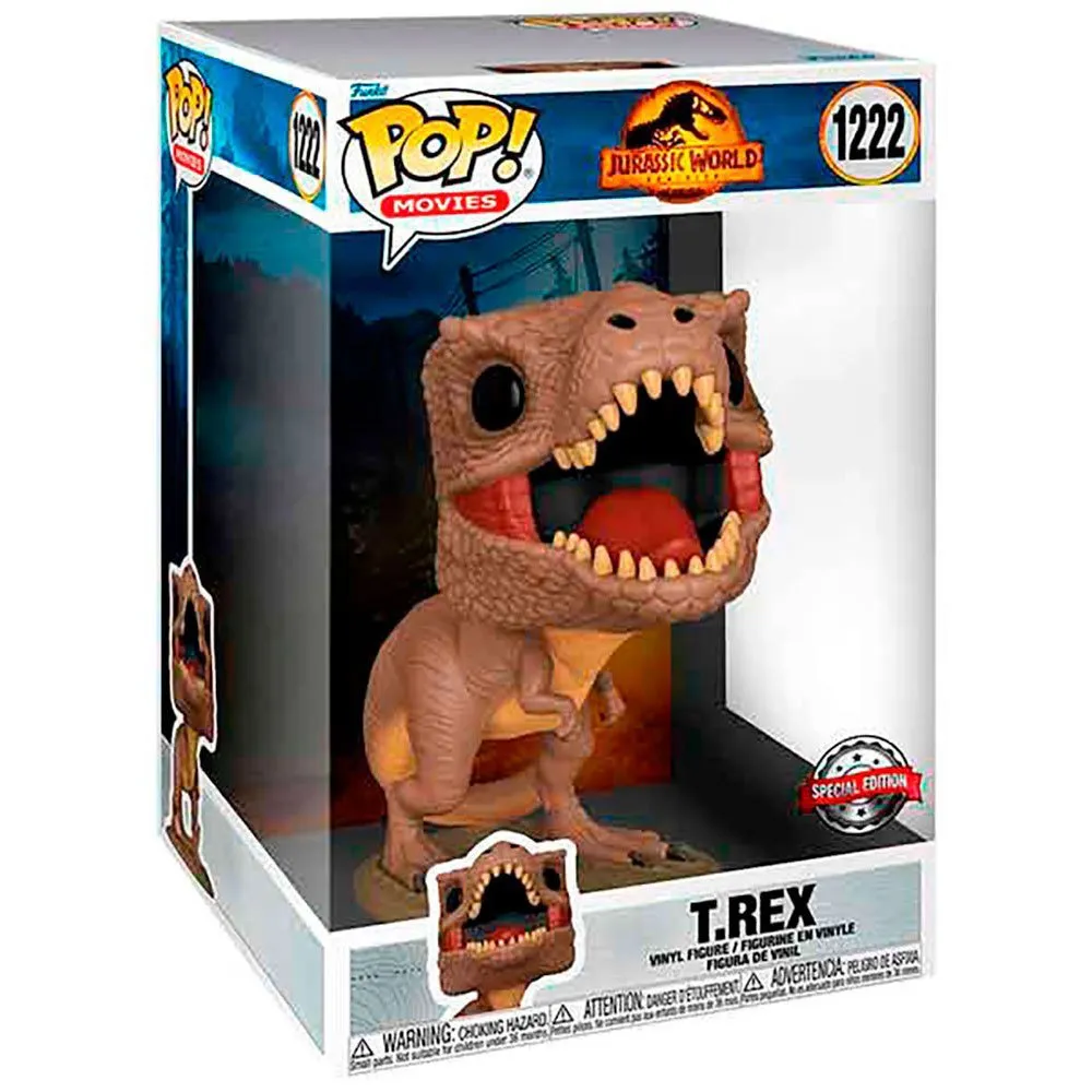 Funko Figura POP Jurassic World 3 Trex Exclusive Marrón | Kidinn