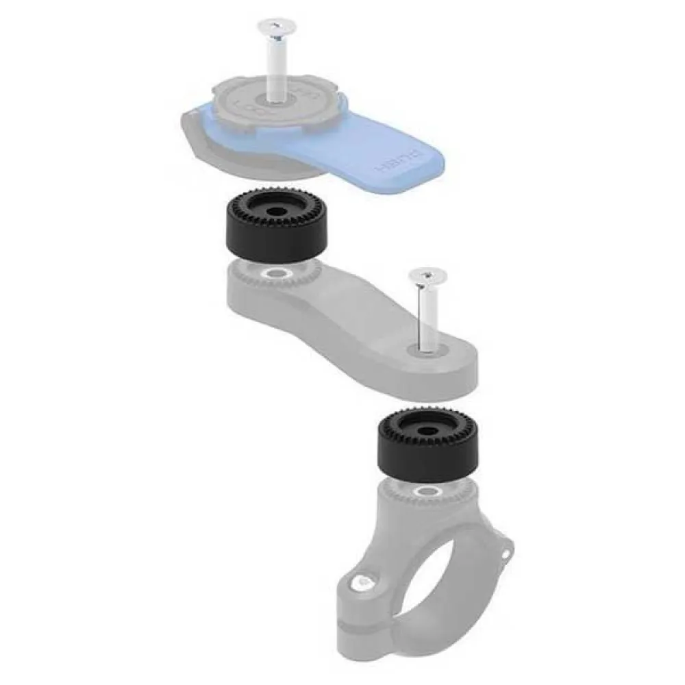 Quad lock Handlebar/Mirror support spacers Silver | Motardinn