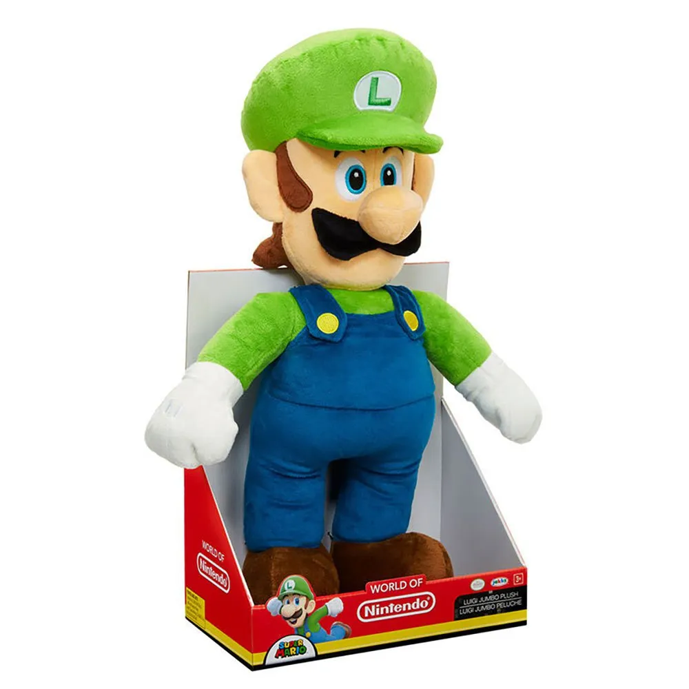 Jakks pacific Super Mario Bros Nintendo Luigi Teddy 50 cm Blue| Techinn