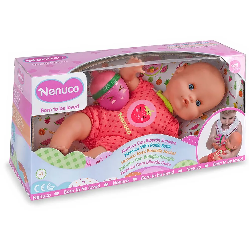 Nenuco Rattle Bottle Pink Doll Pink | Kidinn