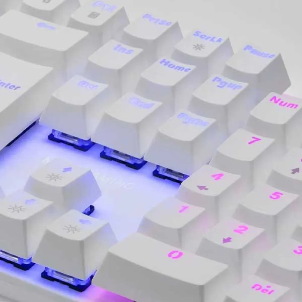 Mars gaming MK422 Brown Switch Gaming Mechanical Keyboard White| Techinn