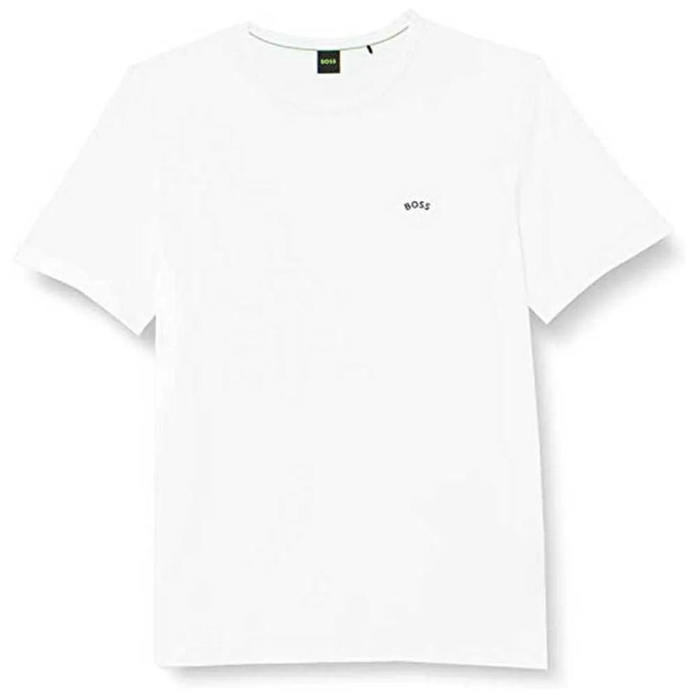 BOSS Camiseta de manga curta Curved 10241647 01 Branco | Dressinn T-shirts