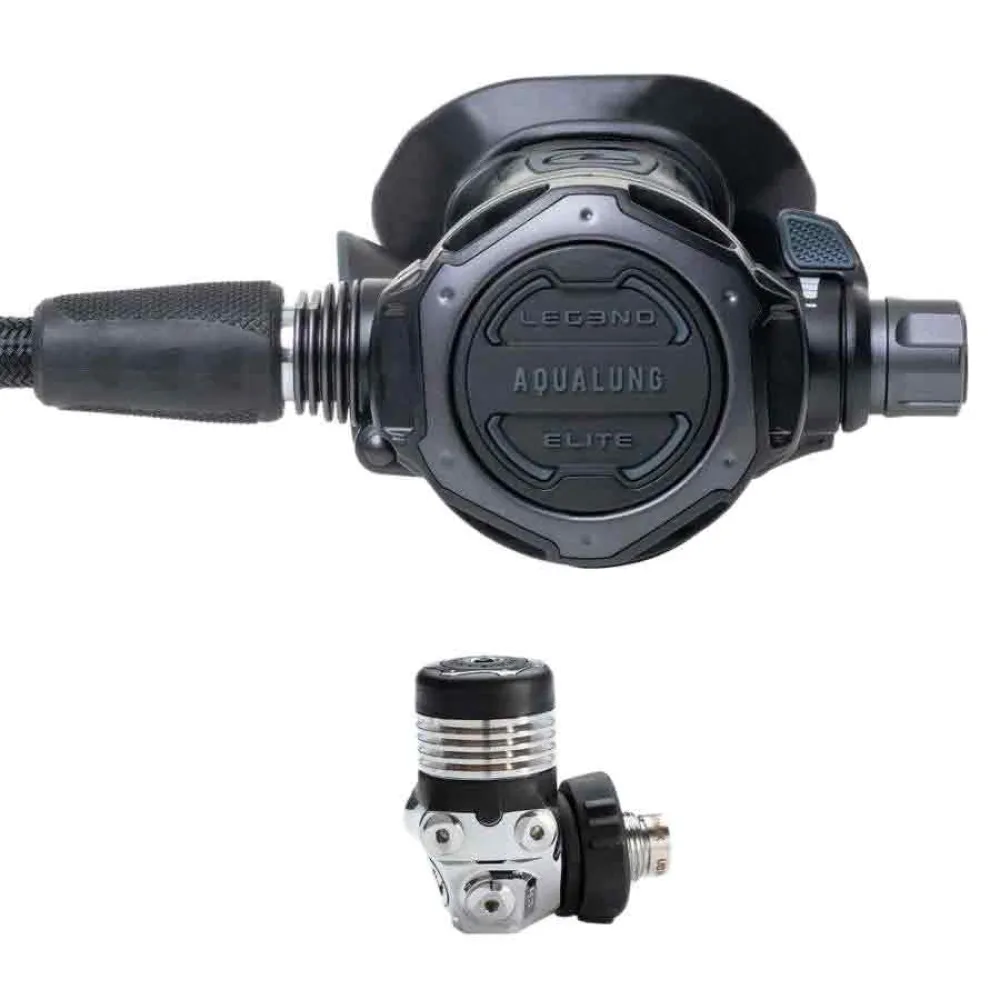 Aqualung Leg3Nd Elite Black Edition DIN diving regulator set| Diveinn