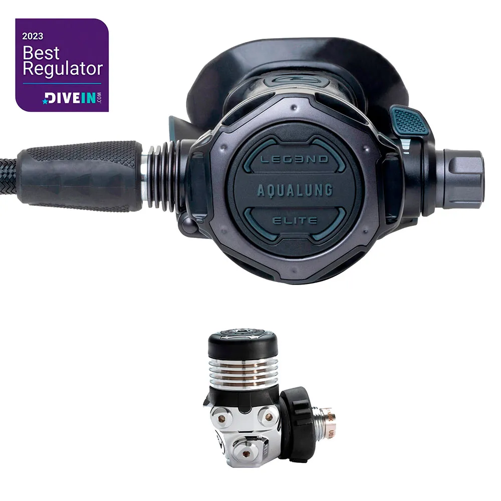Aqualung Leg3nd Elite Black Edition + Octopus diving Regulator Set| Diveinn