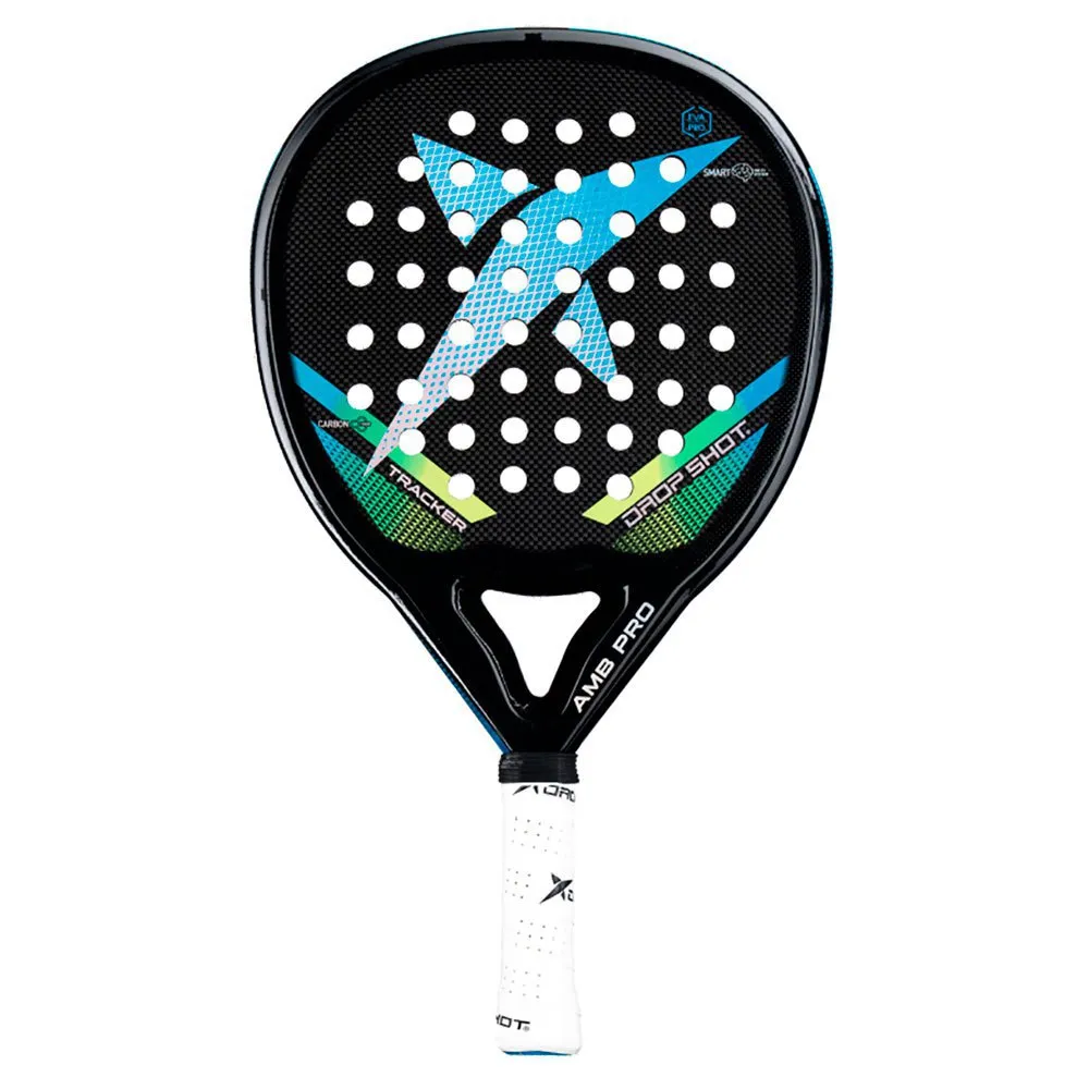 Drop shot Tracker padel racket Silver | Smashinn
