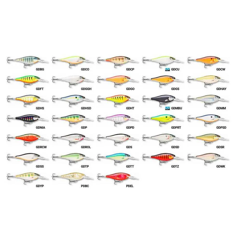 Rapala Shad Rap Elite Floating Crankbait 75 mm 12g Silver| Waveinn