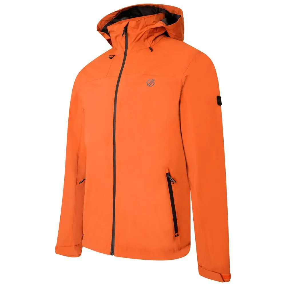 Dare2B Switch Out Recycled Hoodie Rain Jacket Orange | Trekkinn
