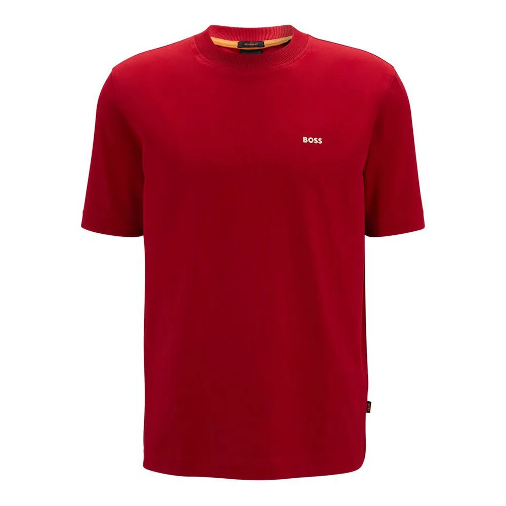 BOSS Thrill 10232789 Short Sleeve T-Shirt Red | Dressinn