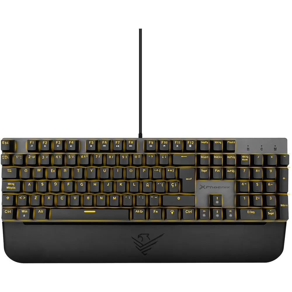 Phoenix technologies MK1 Mechanical Brown Switch Gaming Keyboard Silver ...