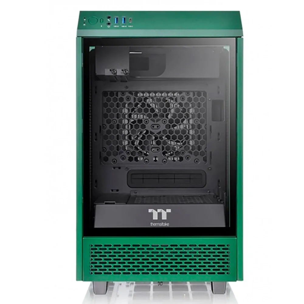 Thermaltake The Tower 100 Mini ITX Torengeval Zilver | Techinn